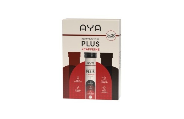 Buy AYA Electrolyte Cola + Caffeine Triple Pack Online - 3 x 20 Pack