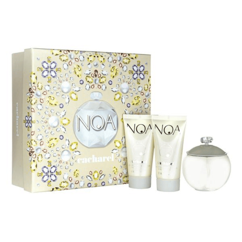 Cacharel Noa 100ml 3pc Gift Set 100ml Edt Spr, 2 x 50ml Body Lotion