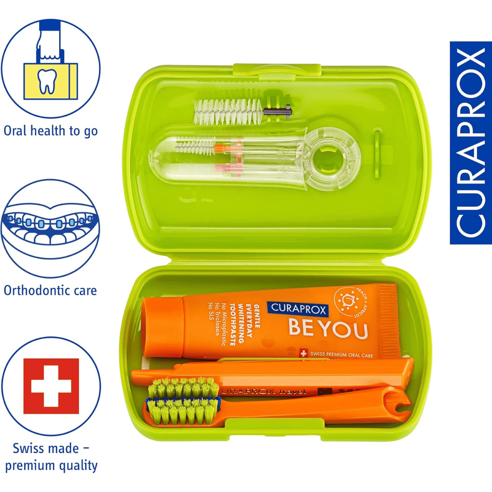 Curaprox Be You Green Ortho Travel Kit