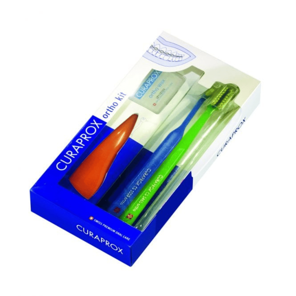 Curaprox Ortho KitOrtho Ultrasoft Toothbrush, Ortho Pocket Set Interde