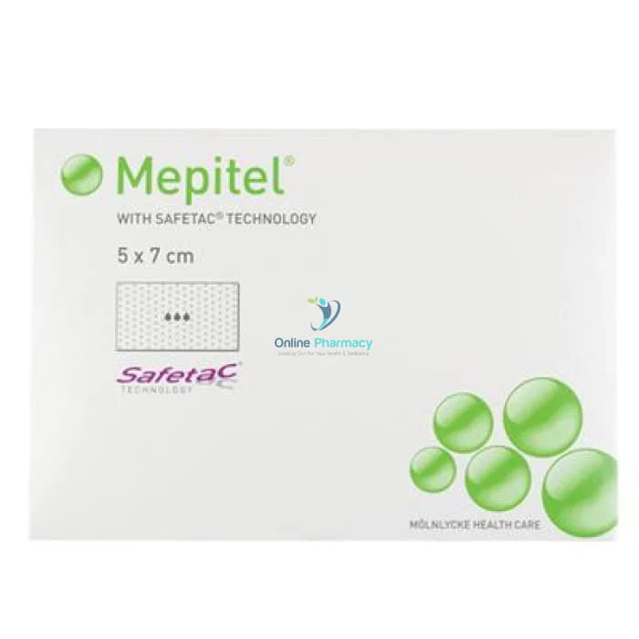 Buy Mepitel Dressing 5cm x 7cm Online - 5 Pack