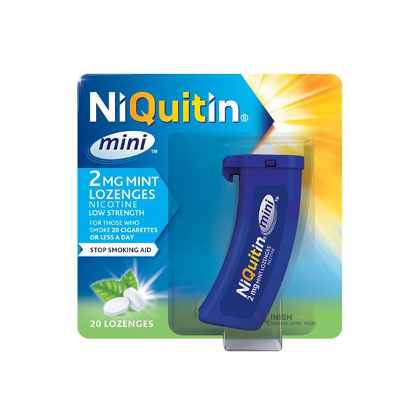 Buy Niquitin 2mg Mini Mint Online - 20 / 60 / 100 Pack