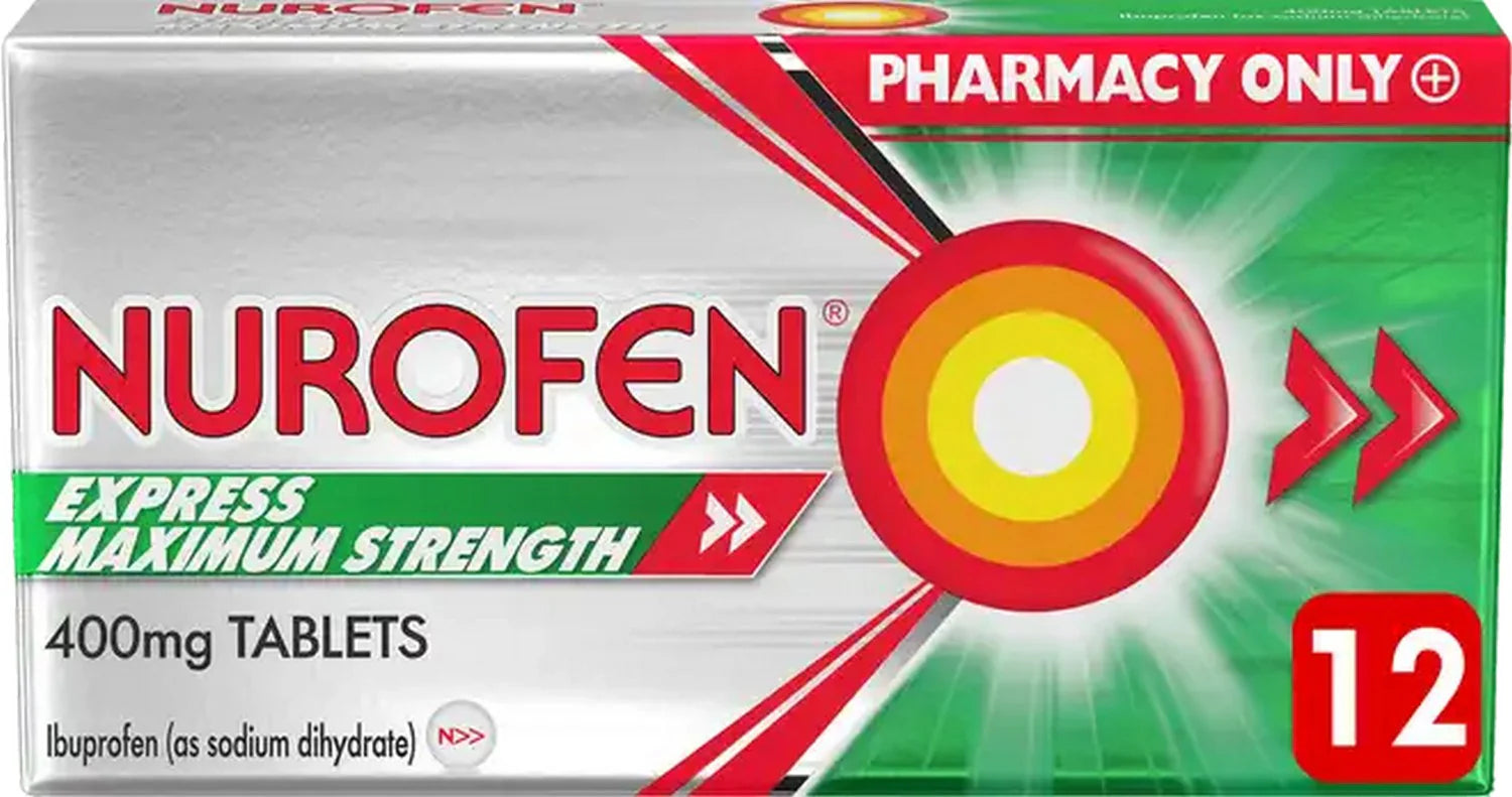 Buy Nurofen Express 400mg Tablets Online - 12 Pack
