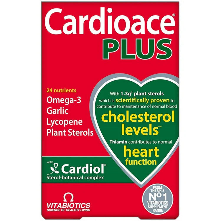 Buy Vitabiotics Cardioace Plus Online - 60 Capsules