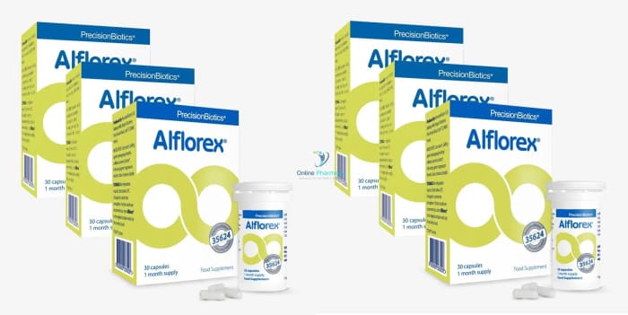 Buy Alflorex Probiotic Capsules 6 Month Supply Online - 6 x 30 Pack
