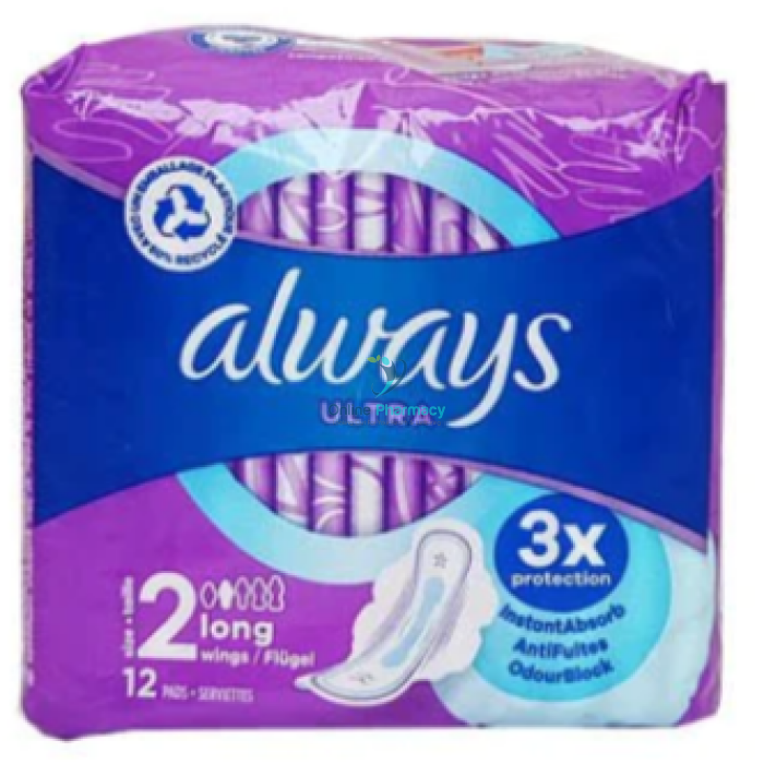 Buy Always Ultra Long Plus - 12 Pack Online