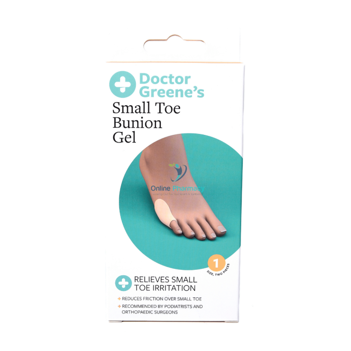 Small Toe Bunion Gel - Doctor Greene's - Bunion Corrector - Bunionette