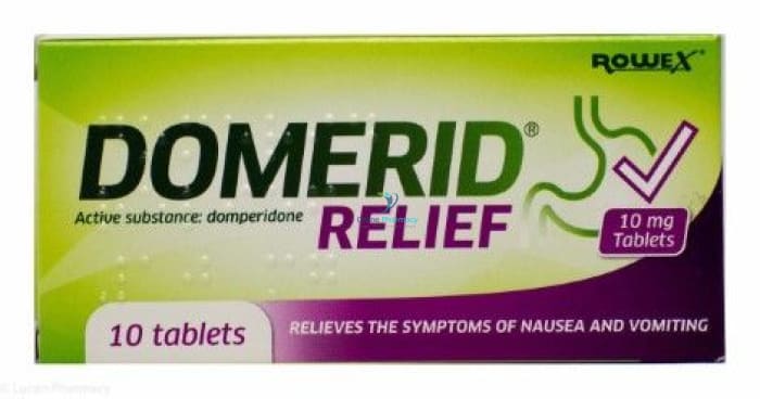 Buy Domerid (Domperidone) 10mg Nausea & Vomiting Tablets Online