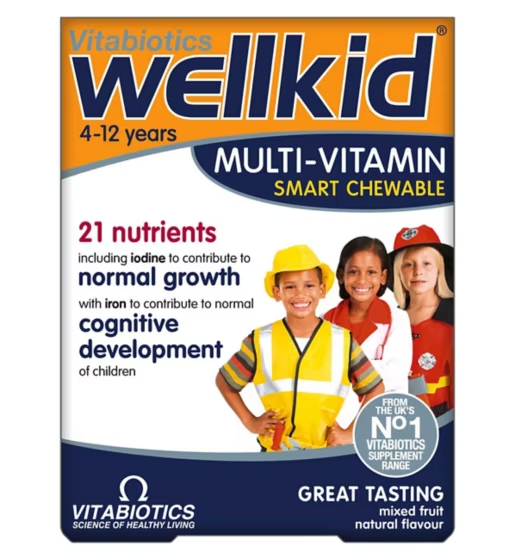 Buy Vitabiotics WellKid Chewable Online- 30 Tablets