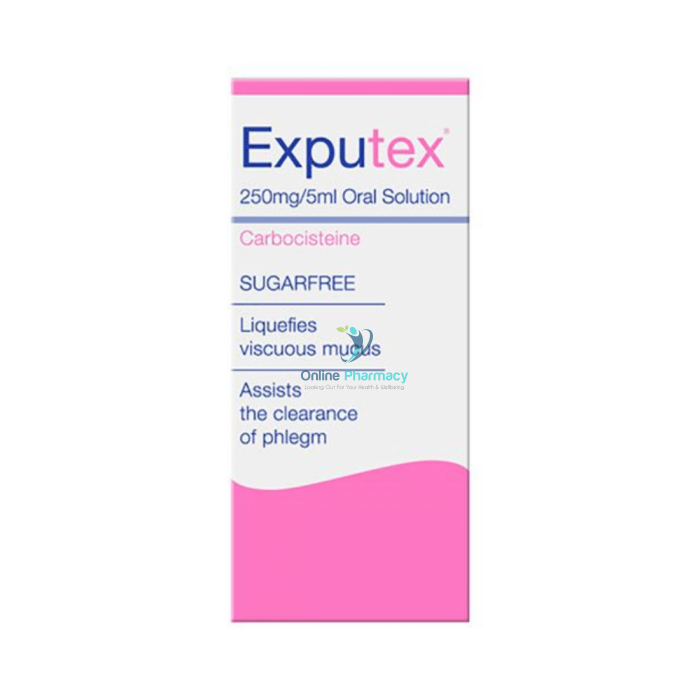 Buy Exputex Oral Solution Online - Clears Mucus & Phlegm