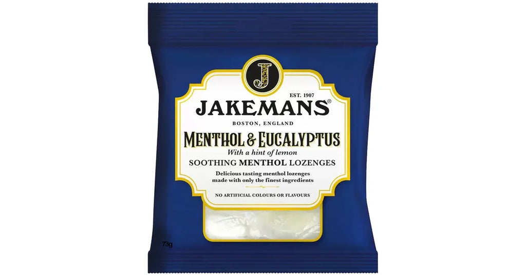 Buy Jakemans Menthol & Eucalyptus Menthol Soothing Menthol Sweets ...