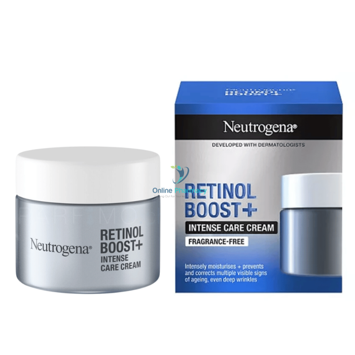 Buy Neutrogena Retinol Boost+ Intense Care Cream Online - 50ml