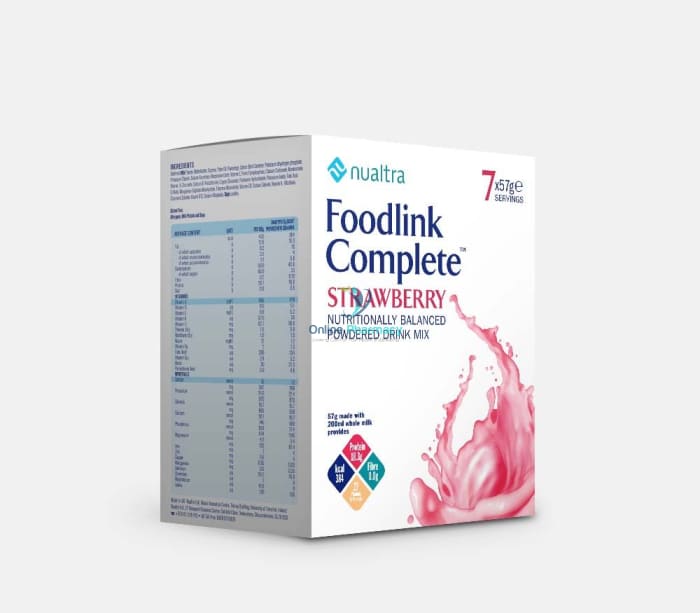 Buy Nualtra Foodlink Complete Strawberry 57g Online