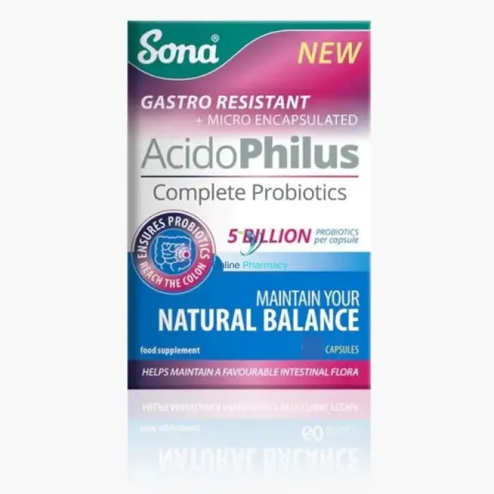 Buy Sona Acidophilus Complete Gastro Resistant Capsules Online